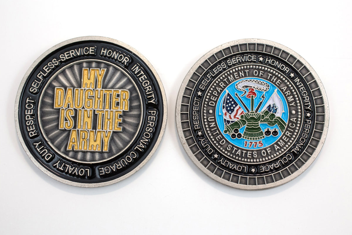 Army Daughter Coin – AMEDD GIFT SHOP