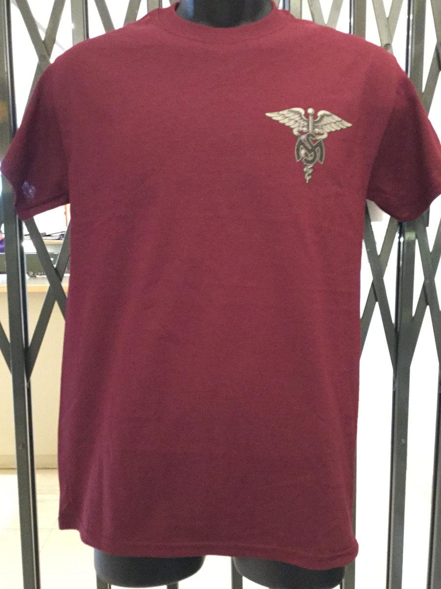 MSC Corps Maroon Tshirt Sz S – AMEDD GIFT SHOP