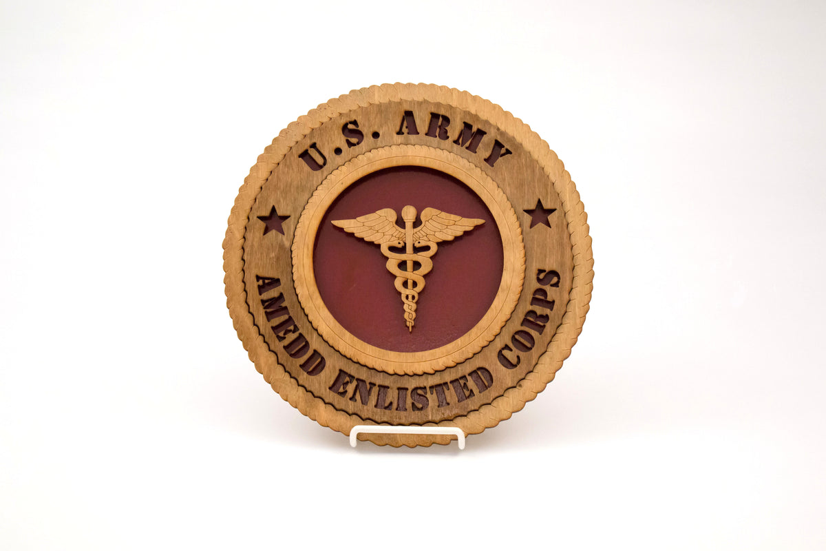 3D Wall Plaque Enlisted Corps – AMEDD GIFT SHOP