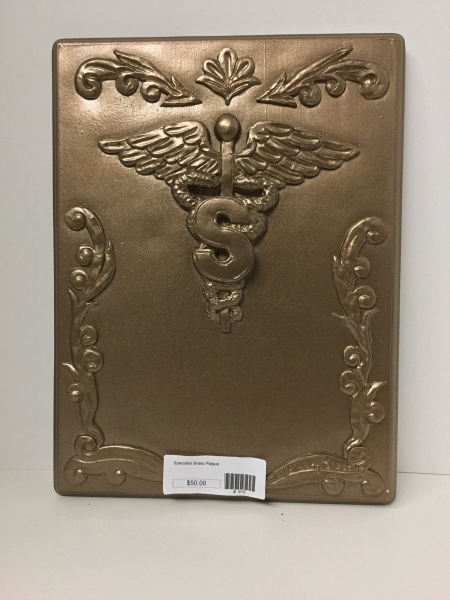 Specialist Plaque – AMEDD GIFT SHOP